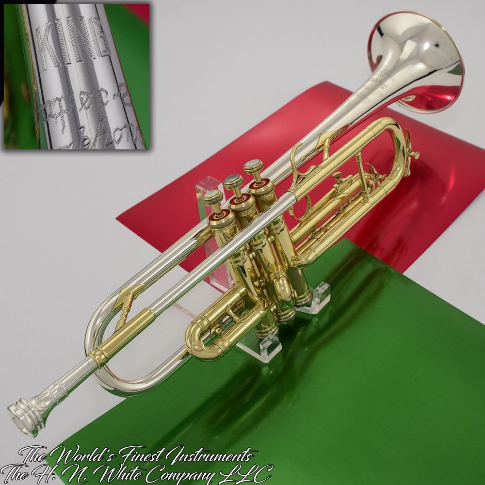 1951 Vintage King Rare Super 20 Symphony Silversonic Trumpet SN: 326928 ...