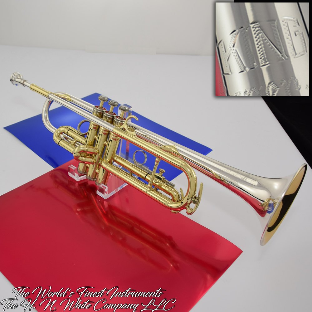 1965 Vintage King H. N. White Super 20 Symphony Silversonic Trumpet SN ...